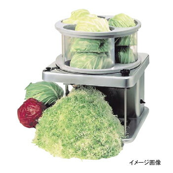 ●外径寸法:430×430×H540●投入口サイズ:240×160(楕円形)3個●刃サイズ:丸刃φ170●厚み調整:0～5mm●処理能力(キャベツ中玉1ヶ約0.8kg):1.5玉/分●本体重量:21.5kg●電源:単相100V、50/60H...