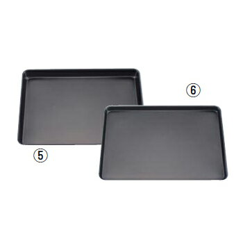 天板 6枚取 浅型 プレス テフロン加工 アルタイト●6枚取●545(520)×395(370)×H25●板厚:0.8mm●※オーブンでの焼成用ベイキングトレイですので食品,液体の保存には適しません。●この商品は商品画像の(6)です※メーカ...