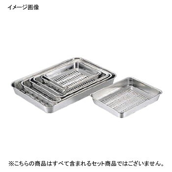 水切バット 8枚取4／5 18－8 クローバー●8枚取●外寸:410×234×H40●板厚:0.6●容量:約2.8L(リットル)※メーカー希望小売価格はメーカーカタログに基づいて掲載しています。（カタログ表示価格は消費税が含まれていません）