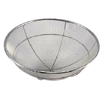 揚ザル 48cm 18-8 BK(半月型)●48cm●外寸:φ480×H170●※金網:φ0.5×11メッシュ※メーカー希望小売価格はメーカーカタログに基づいて掲載しています。(カタログ表示価格は消費税が含まれていません)