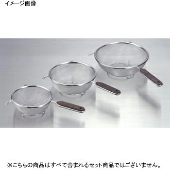ストレーナー木柄 シングルアミ 足付 16cm L－0031●16cm●φ160×H70●柄の長さ:140●便利な足付●※使用金網:φ0.4×14メッシュ※メーカー希望小売価格はメーカーカタログに基づいて掲載しています。（カタログ表示価格は...
