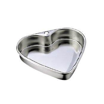 デコレーション型 No.466 中 ハート型 ステンレス製●中●内寸:175×178×H37※メーカー希望小売価格はメーカーカタログに基づいて掲載しています。（カタログ表示価格は消費税が含まれていません）
