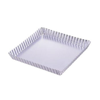 タルト型 No.906 角 底取 セパト ギルア●内寸:210(190)×210(190)×H27●材質:スチールクロームメッキ※メーカー希望小売価格はメーカーカタログに基づいて掲載しています。（カタログ表示価格は消費税が含まれていません）