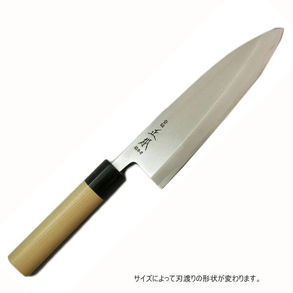 サイズ（cm）19.5全長（mm）358質量（g）390背厚（mm） 8.7※メーカー希望小売価格はメーカーカタログに基づいて掲載しています。（カタログ表示価格は消費税が含まれていません）※庖丁の表示サイズは、マチ付庖丁は刃先からマチまで、...