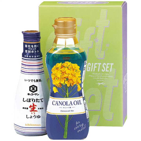 ※こちらの商品は ご注文後のキャンセル・返品・交換をお受けできない商品となっております。内容をご確認のうえ、ご注文ください。●いつでも新鮮なしぼりたて生しょうゆと、サラッと軽い風味のキャノーラ油の詰合せ。●現品サイズ・内容：キッコーマンいつ...