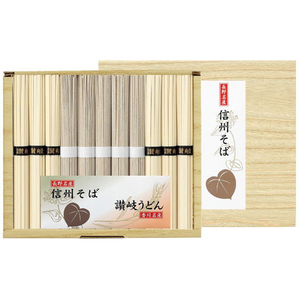 ※こちらの商品は ご注文後のキャンセル・返品・交換をお受けできない商品となっております。内容をご確認のうえ、ご注文ください。●信濃路は、黒姫山のふもと、豊かな自然に囲まれた地で、丁寧に作られた信州そばと、うどん県香川よりしっかりとした麺のコ...