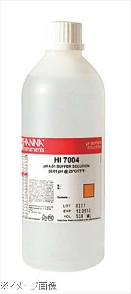 ●pH4.01の校正用標準液※メーカー希望小売価格はメーカーカタログに基づいて掲載しています。(カタログ表示価格は消費税が含まれていません)500ml