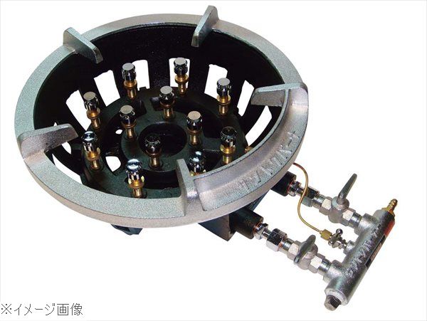 ●ガス接続:4分口(φ13mm)●バーナー数:15●寸胴鍋の使用範囲:最大39cmまで●パイロット付※メーカー希望小売価格はメーカーカタログに基づいて掲載しています。(カタログ表示価格は消費税が含まれていません)外寸(mm)415×555×...