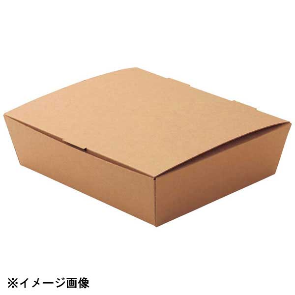 ●型番:#004248000●サイズ(mm):天面_底面_高さ:（135_ 95）・（120_ 80）_H50●材質:未晒クラフト紙＋内側耐油加工●ナチュラルなクラフトテイストの食品箱です。スナックフードや揚げ物などにおすすめ！※メーカー希...