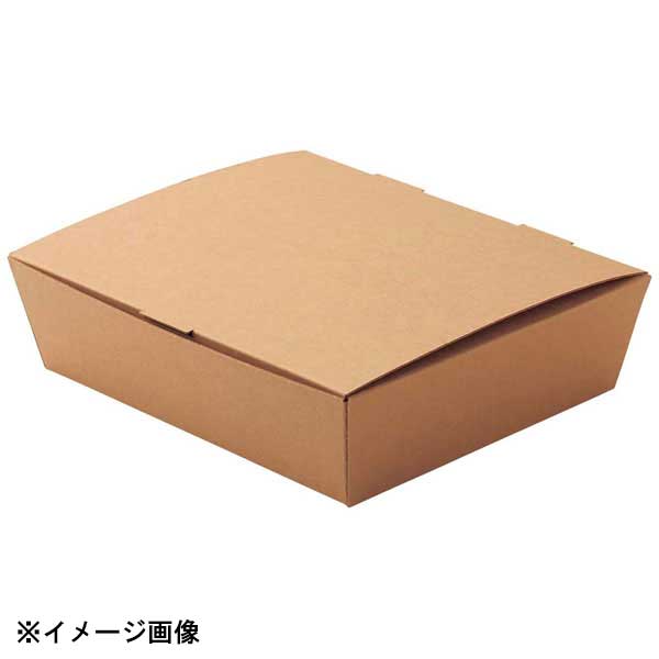 ●型番:#004248002●サイズ(mm):天面_底面_高さ:（270_165）・（250_150）_H50●材質:未晒クラフト紙＋内側耐油加工●ナチュラルなクラフトテイストの食品箱です。スナックフードや揚げ物などにおすすめ！※メーカー希...