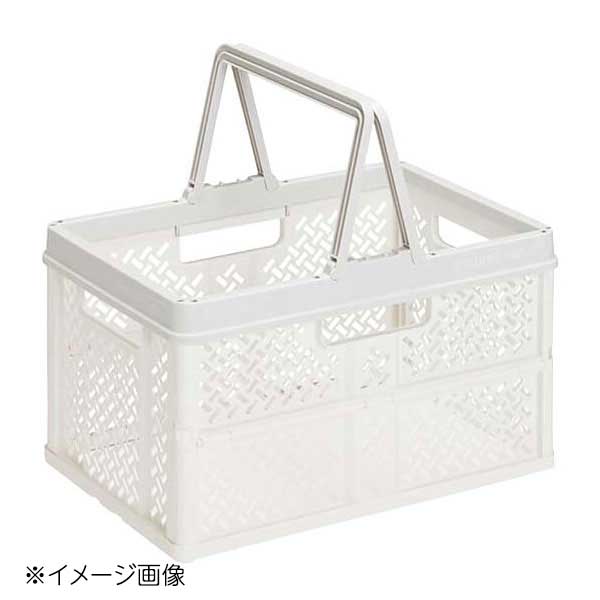 ●おしゃれなデザインのハンドル付きバスケットです。折りたためるので、使用しないときはコンパクトに畳むことができます。おもちゃや衣類、食料品の収納やレジャー時の荷物入れなど幅広くお使いいただけます。●型番：811000813●外寸(mm)：使...