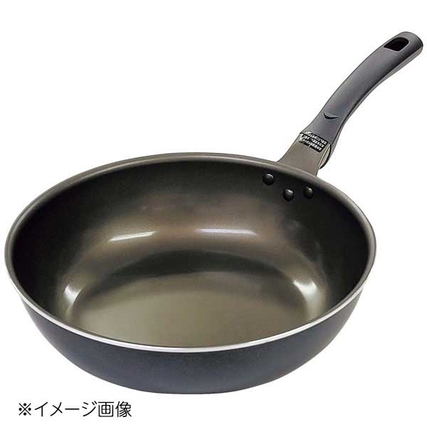 ●IH対応なのに底が変形しにくいフライパン。●サイズ：28cm●型番：STIN28●サイズ(mm)：外径/295 深さ/76 板厚/2.8 底径/202●重量：0.908kg●材質：アルミニウム合金●カラー：ブラックメタリック※メーカー希望...