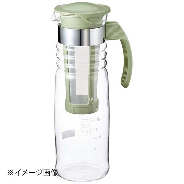 ●かご網茶こしに茶葉を入れ、水を入れます。フタをして冷蔵庫に入れ、3?6時間置いて完成と手軽に水出し珈琲を作れます。●煎茶、紅茶、ほうじ茶や烏龍茶など様々な茶葉をご使用いただけます。【メーカー型番】HCC-12-SG【外寸】125×93×H...