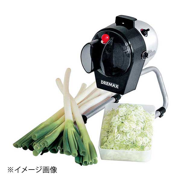 ●電源：単相100V（50/60Hz）●定格消費電力：100W/110W●定格時間：20分●投入口サイズ：95×38（変形三日月型）●厚さ調節：0.3?5mm（無段階）●重量：5kg●用途：長ネギの輪切り●丸刃でカットするので、ネギの水分が...