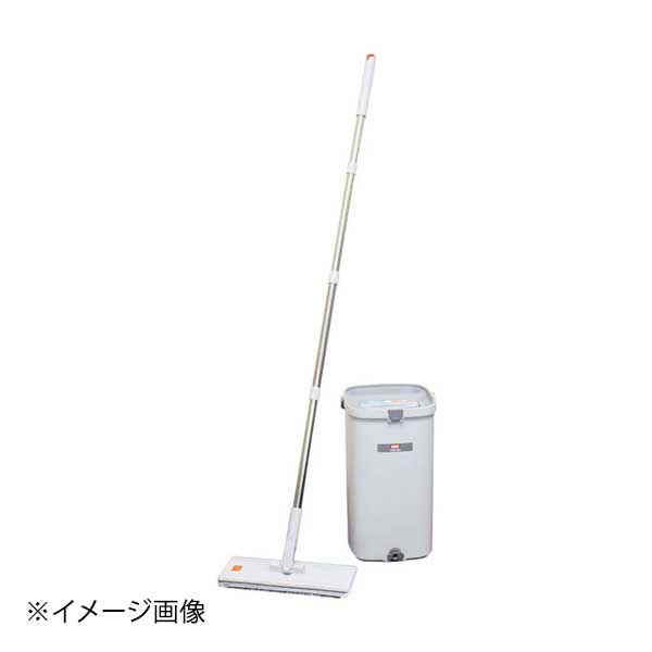 ●きれいな水と汚れた水を完全分離するので、水の交換頻度減少で時間短縮と衛生面の向上に。●乾拭き、水拭きができ、床、窓、タイル壁に適用。●モップ使用後、バケツで洗濯、脱水できます。●外寸(mm)：バケツ：220×220×H375、モップ：32...