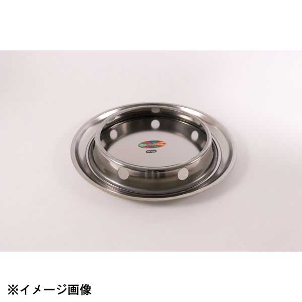 置き場に困る中華鍋をきれいに収納できます。●サイズ　中内径 下外径×外寸高さ：φ210mm335×H39mm●材質：18-0ステンレス●生産地：燕三条