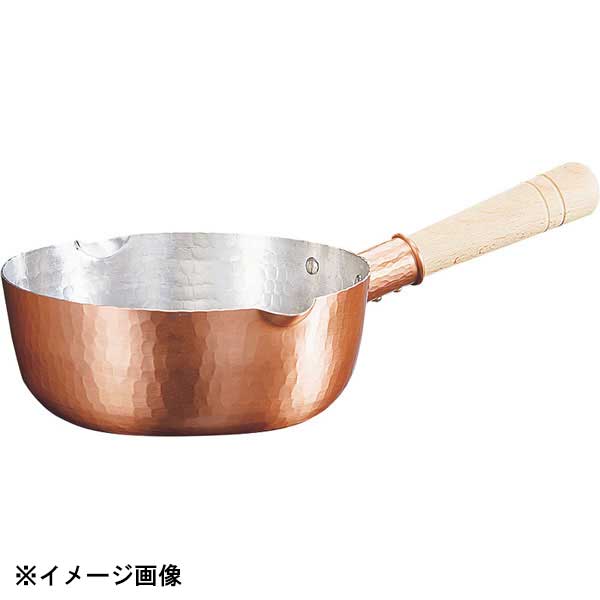 こだわりの銅器新鎚起銅器素銅仕上手造りの輝き、伝統の逸品●サイズ　内径×深さ：φ180×68mm●材質：銅●生産地：燕三条