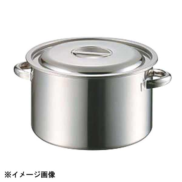 本体部分には溶接部分が無いので、水漏れの心配がなく耐久性に優れています。蓋は置き場にこまらない引掛け金具付き。取手が無いタイプです。目盛付き。●サイズ　深さ：310mm●材質：18-8ステンレス●生産地：燕三条