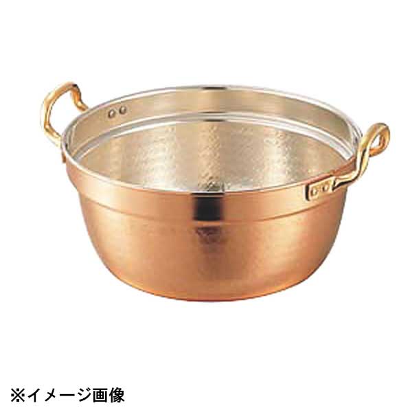 銅は熱伝導率が高く、熱がまんべんなく伝わるので鍋の底にあたる部分と表面に近い部分との間に対流がおき、他の鍋に比べて少ない火力でも調理でき、しかも焦げにくくなるのです●サイズ　深さ：160mm●材質：銅（内側錫鍍金）●生産地：燕三条