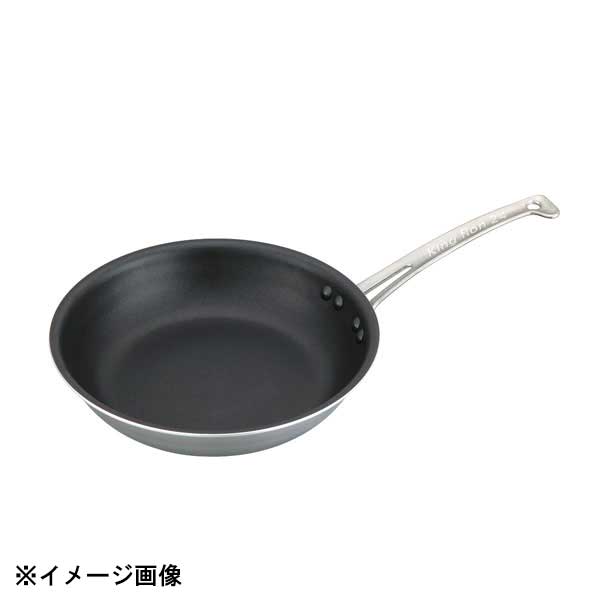 キングフロンは外側にステンレス、中心に極厚のアルミをはさむことで、側面への熱伝導率の良さを可能にしています。トップはセラミック配合の3層ハードコートフッ素加工樹脂。同じ加工樹脂でも、特に上質な素材を使用しているため、耐久性に優れます。てこの...