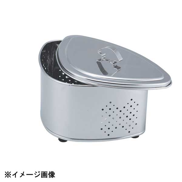 蓋付ですので使用後は中のゴミが見えません。蓋にフックが付いており、使用中は本体に掛けられます。●サイズ　A×B×C：200×160×H114mm●材質：抗菌ステンレス●生産地：燕三条
