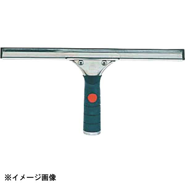 ●プロテック伸縮ポールの先端に取り付けて、ガラス表面に塗った水や洗剤の希釈液をワイドなゴムが一気にかき集め、速やかにかき取ります。●サイズ　外寸幅：300mm●材質：ステンレス●生産地：日本