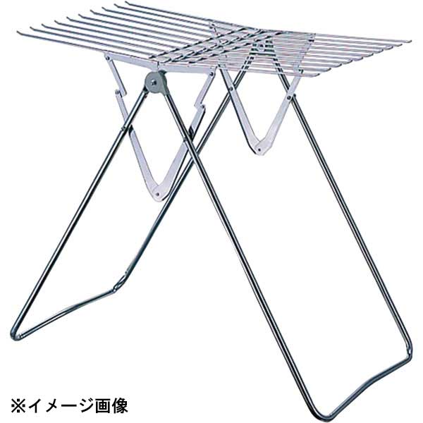 コンパクトに折りたためます。●サイズ　幅×奥行×高さ：665×905×H805mm●材質：スチールクロームメッキ●生産地：日本