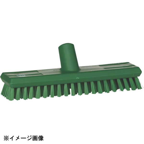 硬い毛質のスタンダードタイプのデッキブラシ（通水機能付き)。一般的なデッキブラシよりも幅広の為、効果的に洗浄できます。●サイズ　外幅×奥行×高さ　毛長：275×95×H94mm25mm●材質：本体：ポリプロピレン　毛：ポリエステル●生産地：...