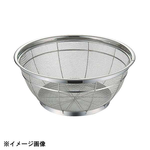 レストラン向け業務用商品。フレームはアルゴン溶接で一体化。線0.57×6.6メッシュ●サイズ　外径（内径）×外寸高さ：φ400(375)×H170mm●材質：18-8ステンレス●生産地：燕三条