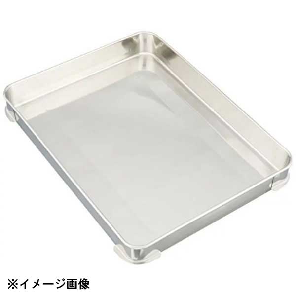 業務用餃子バット。丈夫な18-8ステンレス製●サイズ　内寸 縦×横×深さ：400×300×80mm●材質：18-8ステンレス●生産地：燕三条