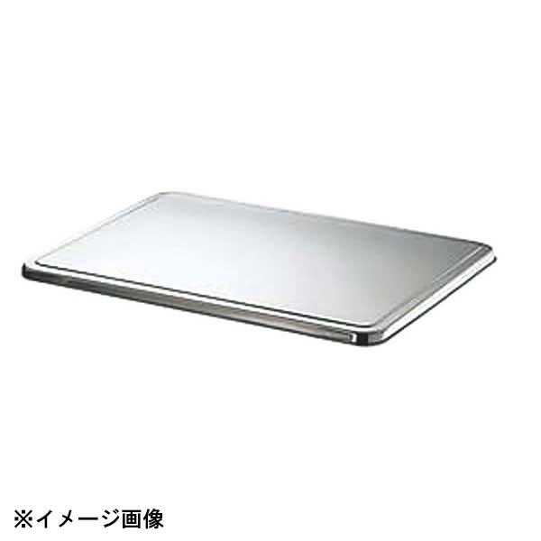 調理の下ごしらえや、トレーとして活用できます。スタッキングもでき、安定性に優れています。重ねても横ずれしないかぎ型形状。●サイズ　内寸 縦×横×高さ：422×320×H16mm●材質：アルミニウム・アルマイト加工●生産地：日本