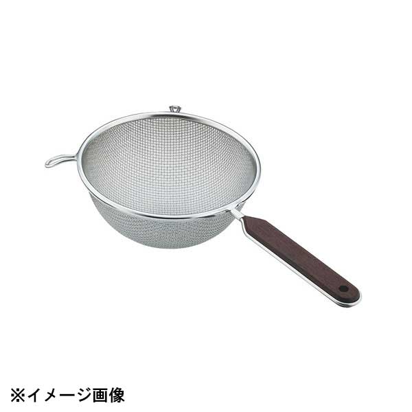 丈夫でお手入れが簡単な18-8ステンレス製。内側14メッシュ、外側8メッシュ。●サイズ　外径：φ160mm●材質：網:18-8ステンレス　柄:ローズ●生産地：燕三条