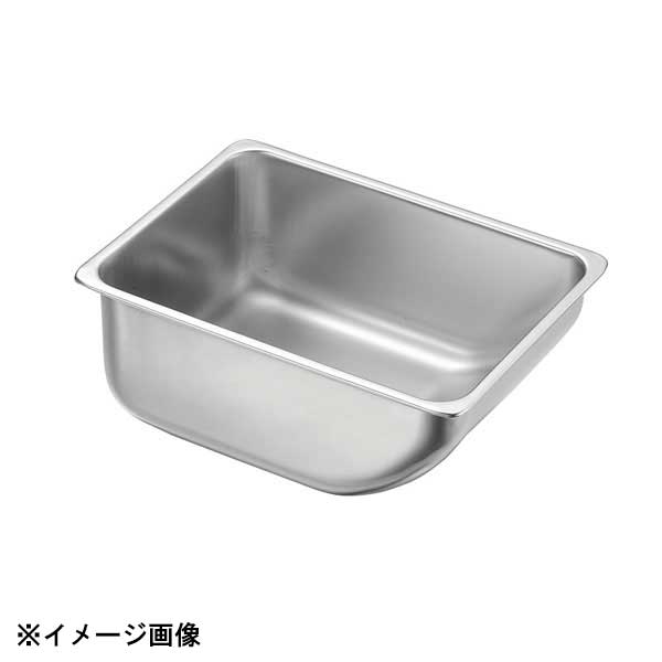 丈夫な18-8ステンレス製。底が丸いのですくいやすい。●サイズ　外寸 横×縦×高さ：138×100×H55mm●材質：18-8ステンレス●生産地：燕三条