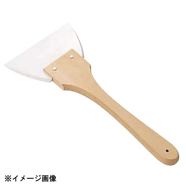 耐油性に優れ、永く変質しないので洋菓子等の生地作りに最適。・しっかりかきとる・コシがあってよくしなるシリコンゴム製（耐熱温度200℃）●サイズ　幅×全長：155×350mm●材質：ヘラ部:シリコンゴム　柄部:天然木●生産地：燕三条