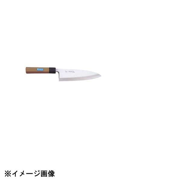 柄にプラスチック特殊樹脂を施した、衛生面と耐久性に優れた和包丁です。●サイズ　刃渡：240mm●材質：モリブデン鋼　特殊樹脂六角半丸柄●生産地：日本
