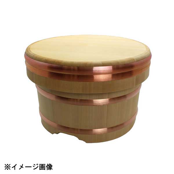 サワラ製のせびつ●サイズ　外径×深さ：φ145×120mm●材質：サワラ●生産地：日本