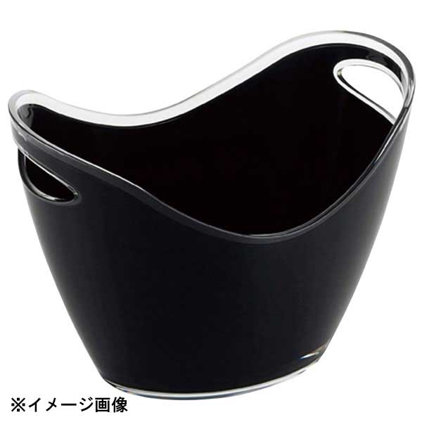 なだらかな形とブラックカラーが美しいゴンドラワインクーラー。レギュラーボトルが2本入るワインクーラー。軽量でお手入れ簡単。●サイズ　外幅×奥行×高さ：270×203×H200mm●材質：メタクリルスチレン●生産地：台湾
