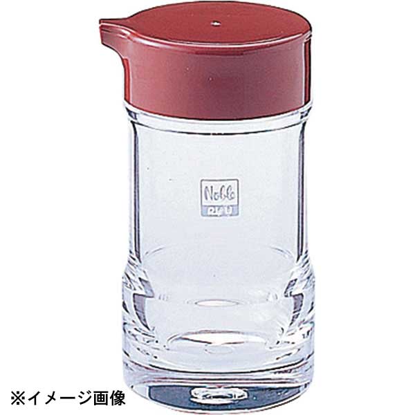 レッド・ブラウンの2色があります●サイズ　外径×高さ：φ65×H129mm●材質：アクリル樹脂　回転カスター台・調味料トレー：ABS樹脂●生産地：日本