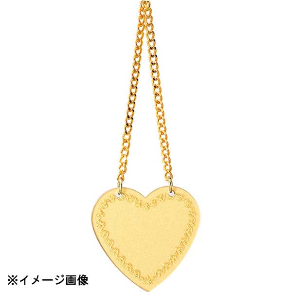 かわいらしいハート型ボトル札●サイズ　幅×高さ：45×H47mm●材質：硬質PVC●生産地：日本