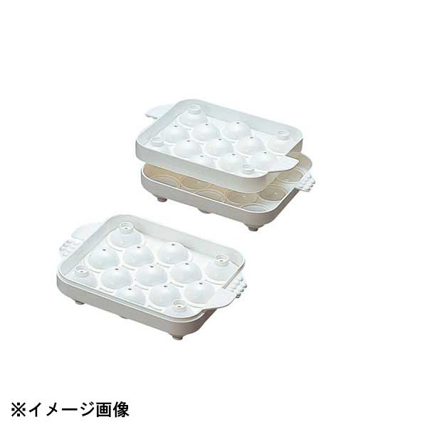 直径約5cmのまるい氷が作れる。容器は積み重ねて収納できるので便利。シャーベット作りなどにも使える。●サイズ　外寸縦×外寸横×高さ：160×118×H34mm●材質：ポリエチレン●生産地：日本