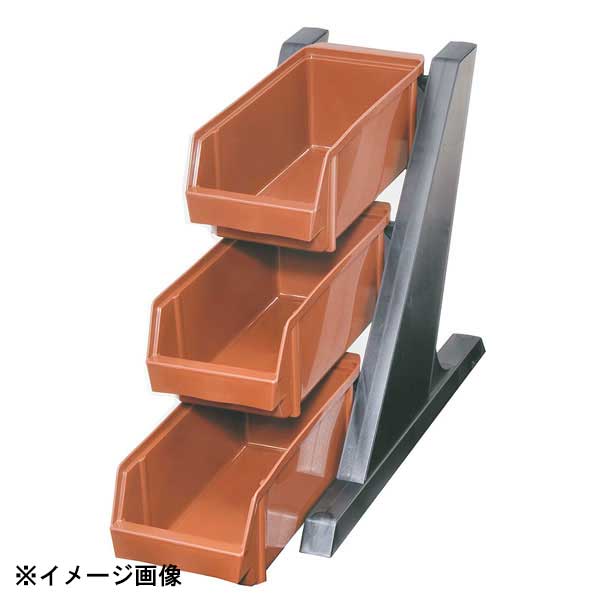 業務用オーガナイザー。カトラリー等の収納に。●サイズ　幅×奥行×高さ：190×565×H355mm●材質：ボックス:ポリプロピレン　枠:18-8ステンレス●生産地：燕三条