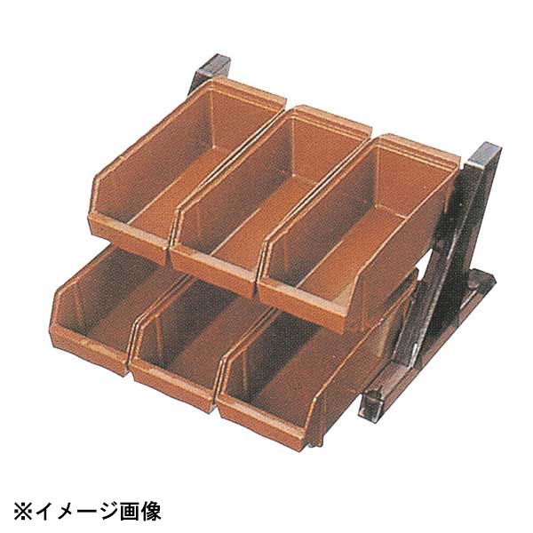 業務用オーガナイザー。カトラリー等の収納に。●サイズ　幅×奥行×高さ：315×565×H355mm●材質：ボックス:ポリプロピレン　枠:18-8ステンレス●生産地：燕三条