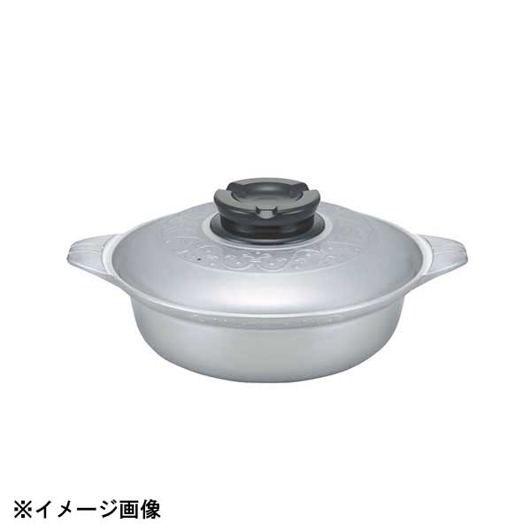 アルミキャスト製の鍋です。アルミキャスト製品は底が厚くなっており、熱伝導性と保温性に優れているので、カセットコンロでの鍋料理に最適です。本体はアルミ製なので、軽くて割れる心配もなく、お店でもご家庭でも扱いやすい商品になっています。底厚：3....