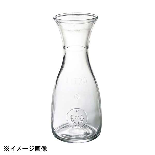 こだわりの飲み物をカラフェやジャグに入れ替えて。そのままテーブルに置いてもセンス良く使えるお洒落な容器です。※販売ロットは、12個単位です。●サイズ　口径×高さ：φ105×H260mm●材質：ソーダガラス●生産地：イタリア