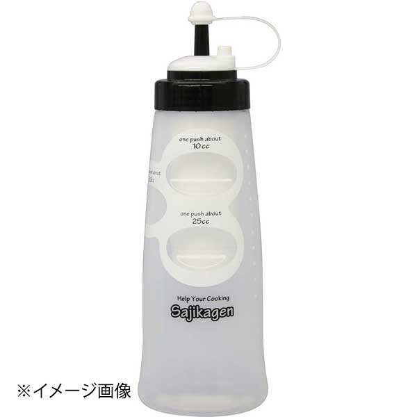 『さじかげん』に大容量版登場。ワンプッシュで約10cc、25cc、30ccが計量・抽出できる優れもの。液体調味料はもちろん、カクテルドリンクづくりにも大活躍。ホワイト・ブラック・ライムグリーンの3色展開。【サイズ】直径8×高さ24cm【容量...