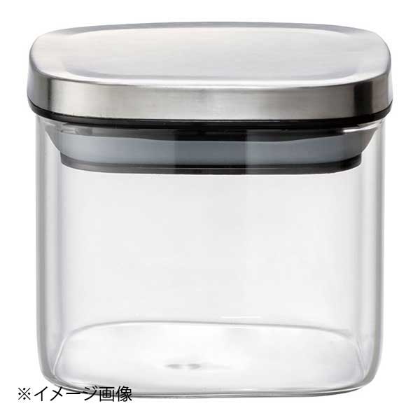 ●透明なので保存する食品が一目でわかります。●スクエア型で収納性に優れています。●ステンレスの質感でスタイリッシュ●サイズにあわせて様々な品を保存できる●幅×奥行×高さ(mm):106×106×95●本体重量(g):238●材質:本体/耐熱...