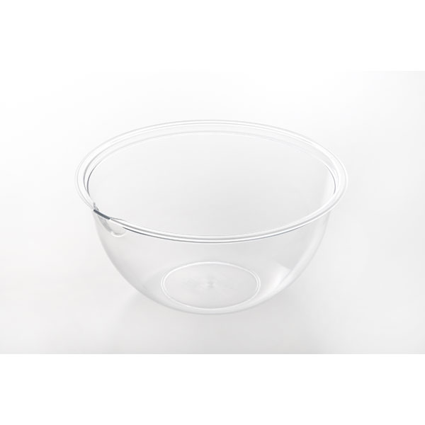 軽くて丈夫な樹脂製ボウル。電子レンジで温められて、変色や油汚れに強い材質を採用(耐熱温度200℃)用途によって使い分けできるサイズ展開。食洗器使用可能。新潟県燕三条製。●全長(mm):240●全幅(mm)：240●全高(mm)：113●本体...