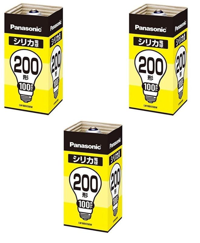 パナソニック(Panasonic) シリカ電球200形 LW100V200W〔商品内容〕： パナソニック 200ワット形 75ミリ径 シリカ電球 一般形 E26 ホワイト 100V （LW100V200W