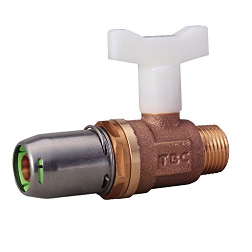 呼び径 16mm。温度 5度-35度。最高使用圧力 0.75MPa。対応管種 架橋ポリエチレン管・ポリブテン管タブチ ボール止水栓オネジ OT16X-NSBOR