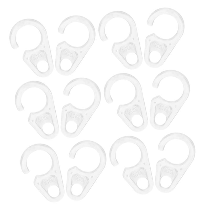 HOMSFOU カーテンリングクリップ30個：木製と金属製のリング用のプラスチック製カーテンフック。取り付けと取り外しが簡単で、目に見えないデザイン。室内装飾に最適。多用途：木製および金属製のリングと互換性があり、これらのフックはさまざまな...